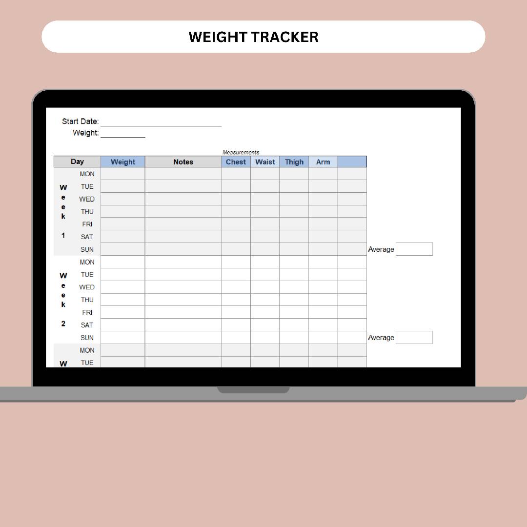 Workout Tracker Spreadsheet Template | EOUA Blog